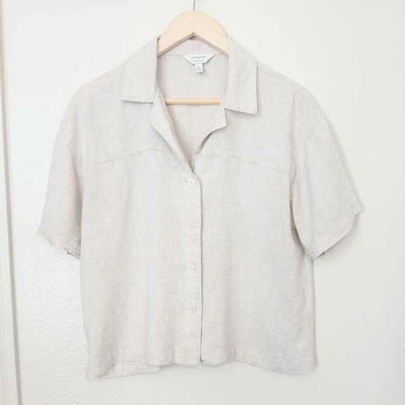Banana Republic Factory | Tops | Banana Republic Factory Linen Blend ...